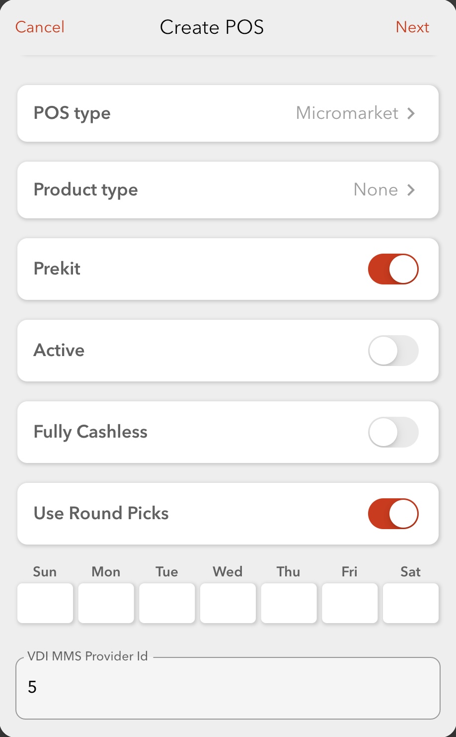 How to set up a new Avanti Market – Gimme Vending